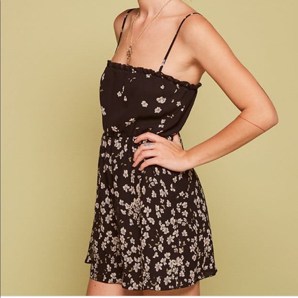 Reformation Mini Siny Dress In Oleander - Gem